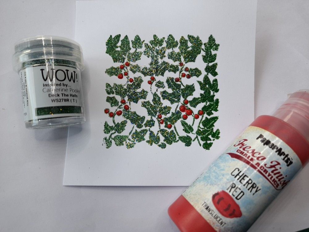 12 Days of Clarity – day 10 October’s ‘holly & ivy’ stamp – Deborah's ...