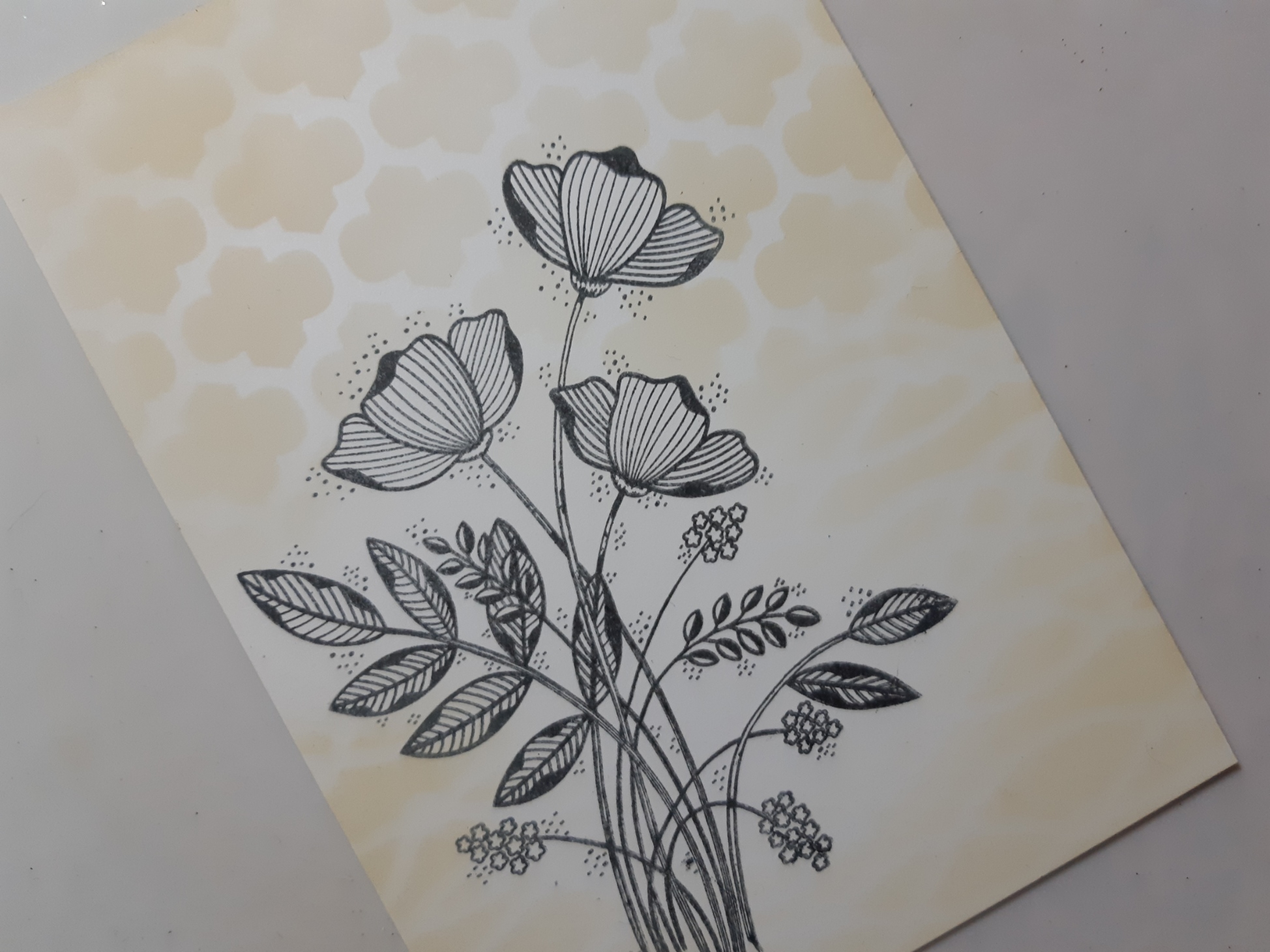 birthday floral spray – Deborah's Crafty Blog