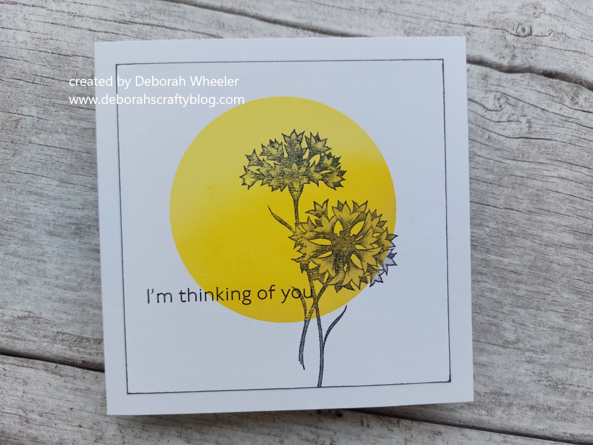 one design, two cards – Deborah's Crafty Blog