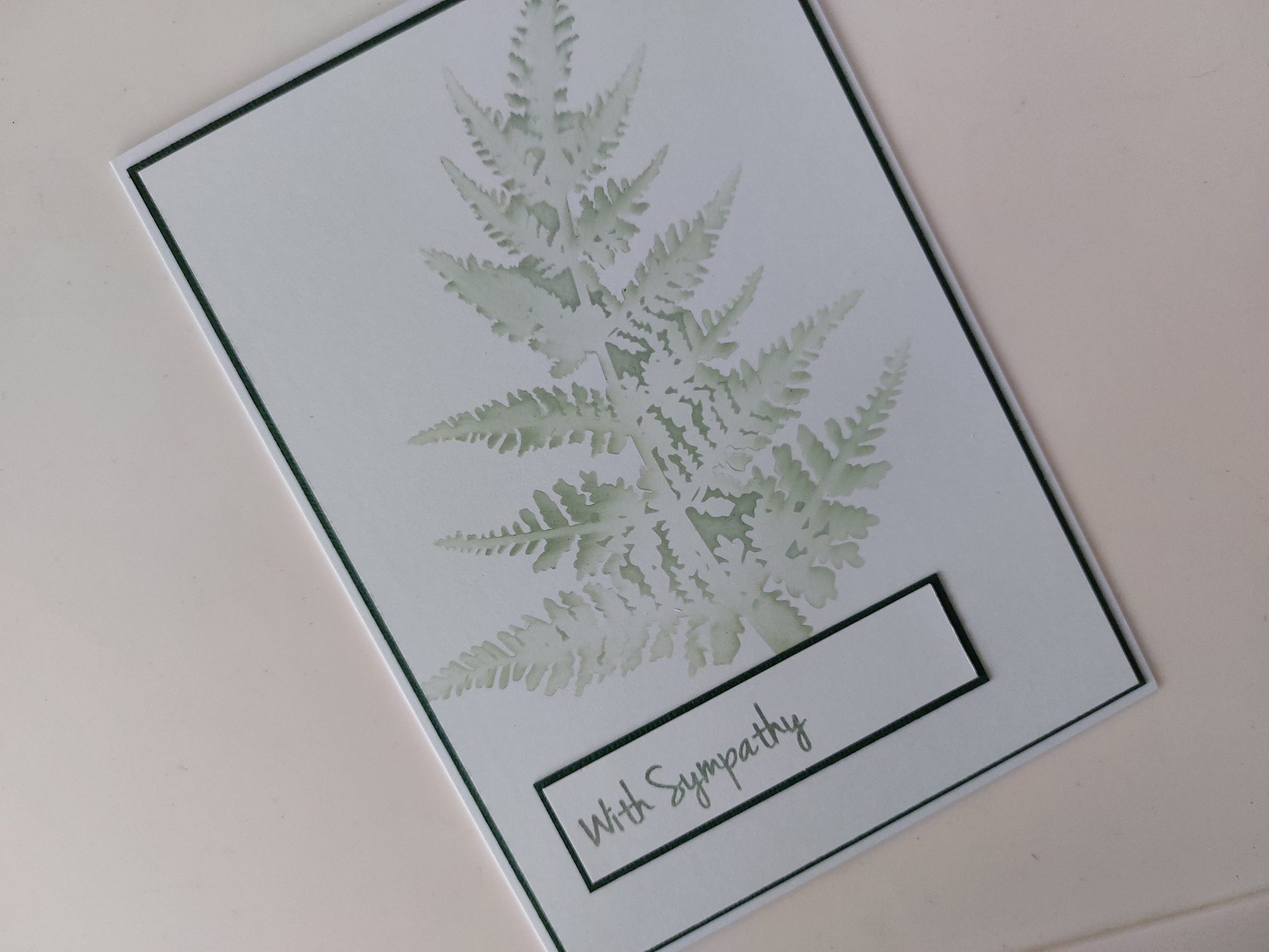 sympathy ferns – Deborah's Crafty Blog