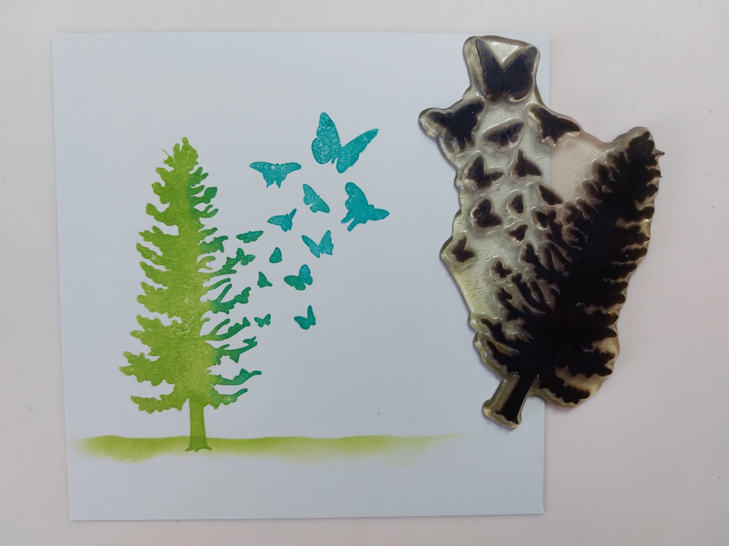 Clarity Craft Club lookback – butterfly tangle die – Deborah's Crafty Blog