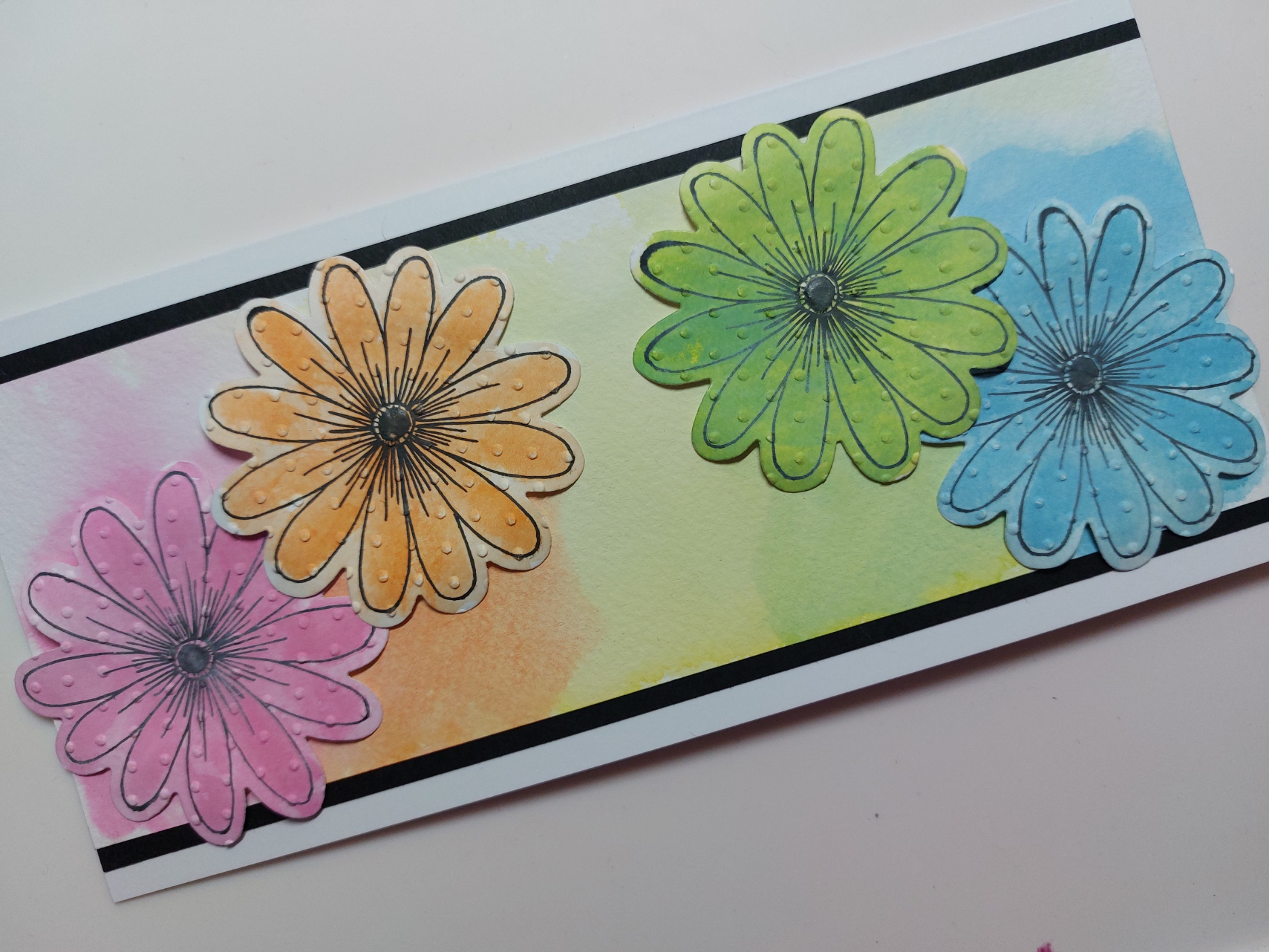 floral rainbow – Deborah's Crafty Blog