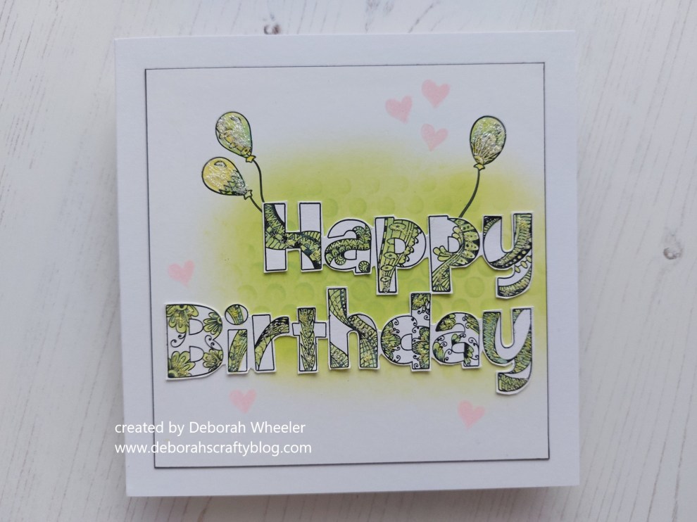 funky birthday – Deborah's Crafty Blog