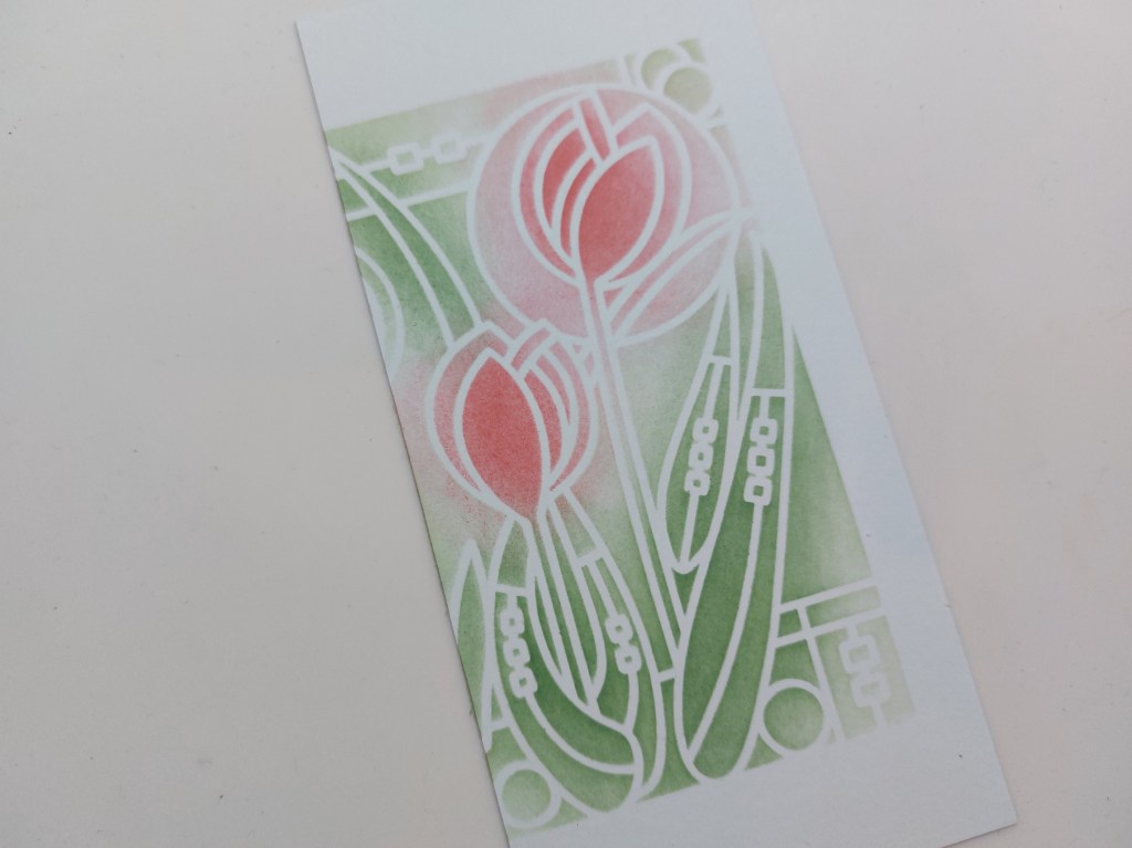 tulip stencil – Deborah's Crafty Blog