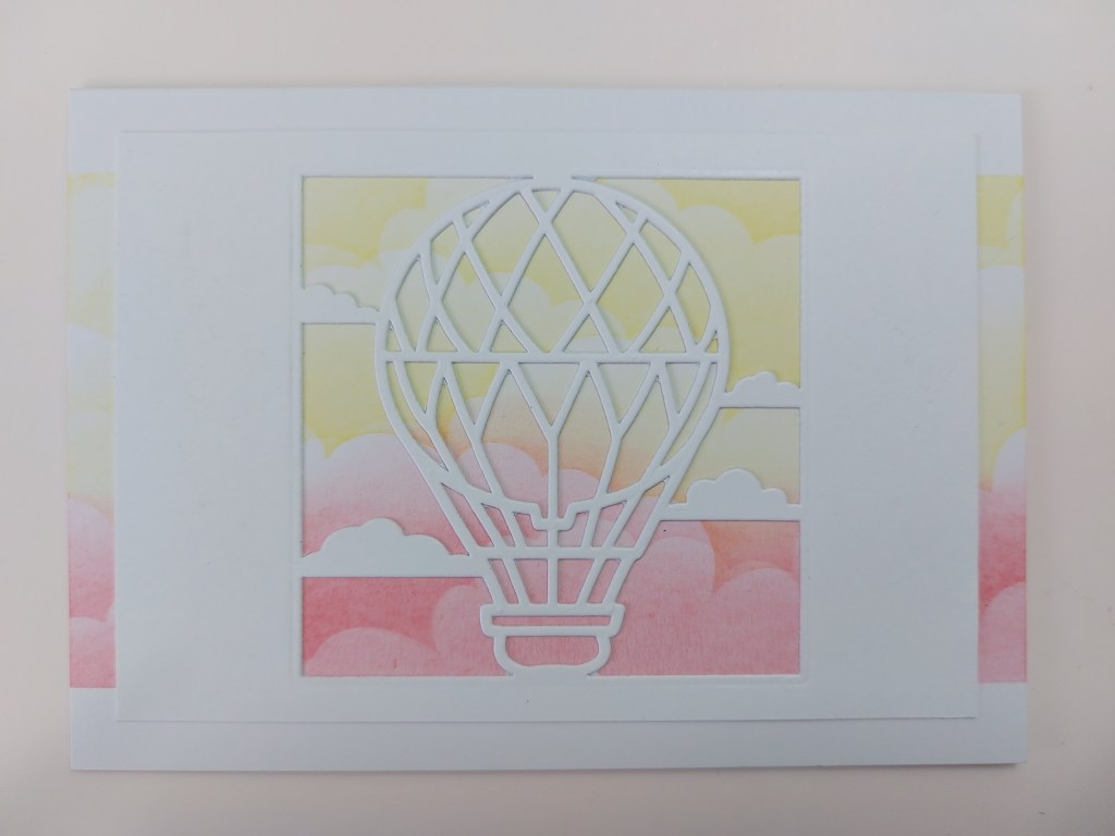 Clarity Craft Club lookback – hot air balloon die – Deborah's Crafty Blog