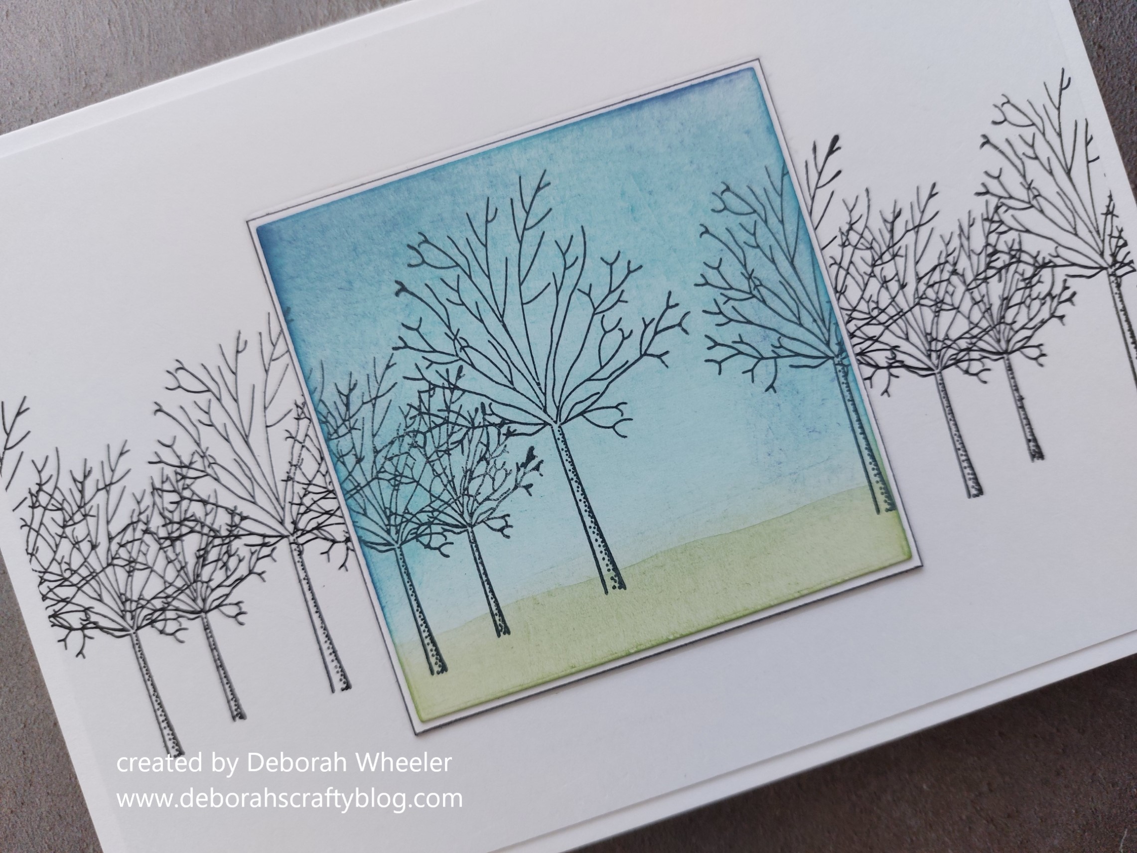 winter trees – Deborah's Crafty Blog