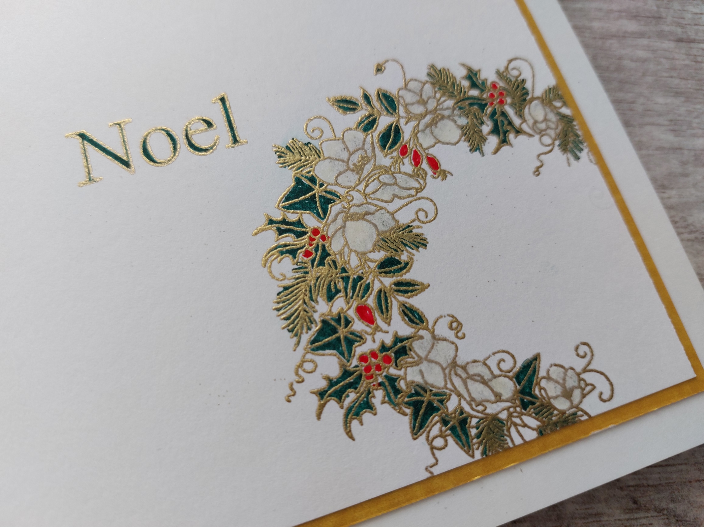 corner wreath for Christmas BINGO challenge – Deborah's Crafty Blog