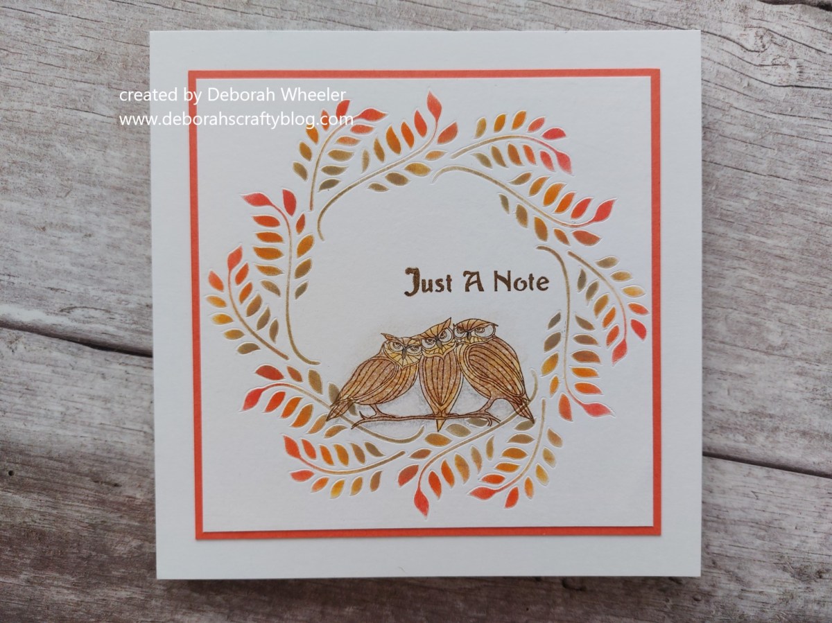 O for Owl at Alphabet Challenge – Deborah's Crafty Blog
