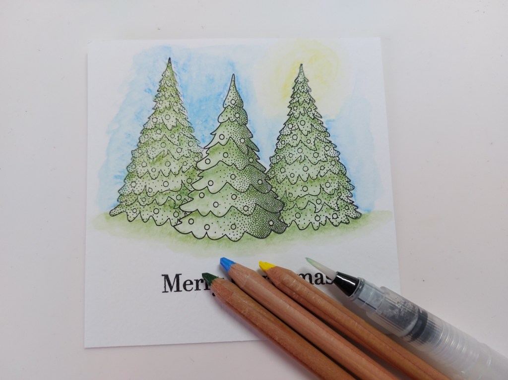 watercolour trees – Deborah's Crafty Blog