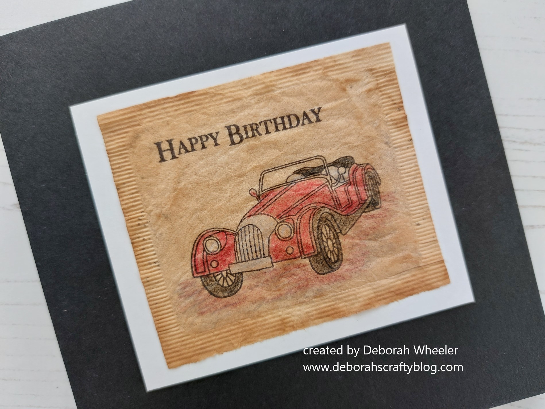 open-topped car – Deborah's Crafty Blog