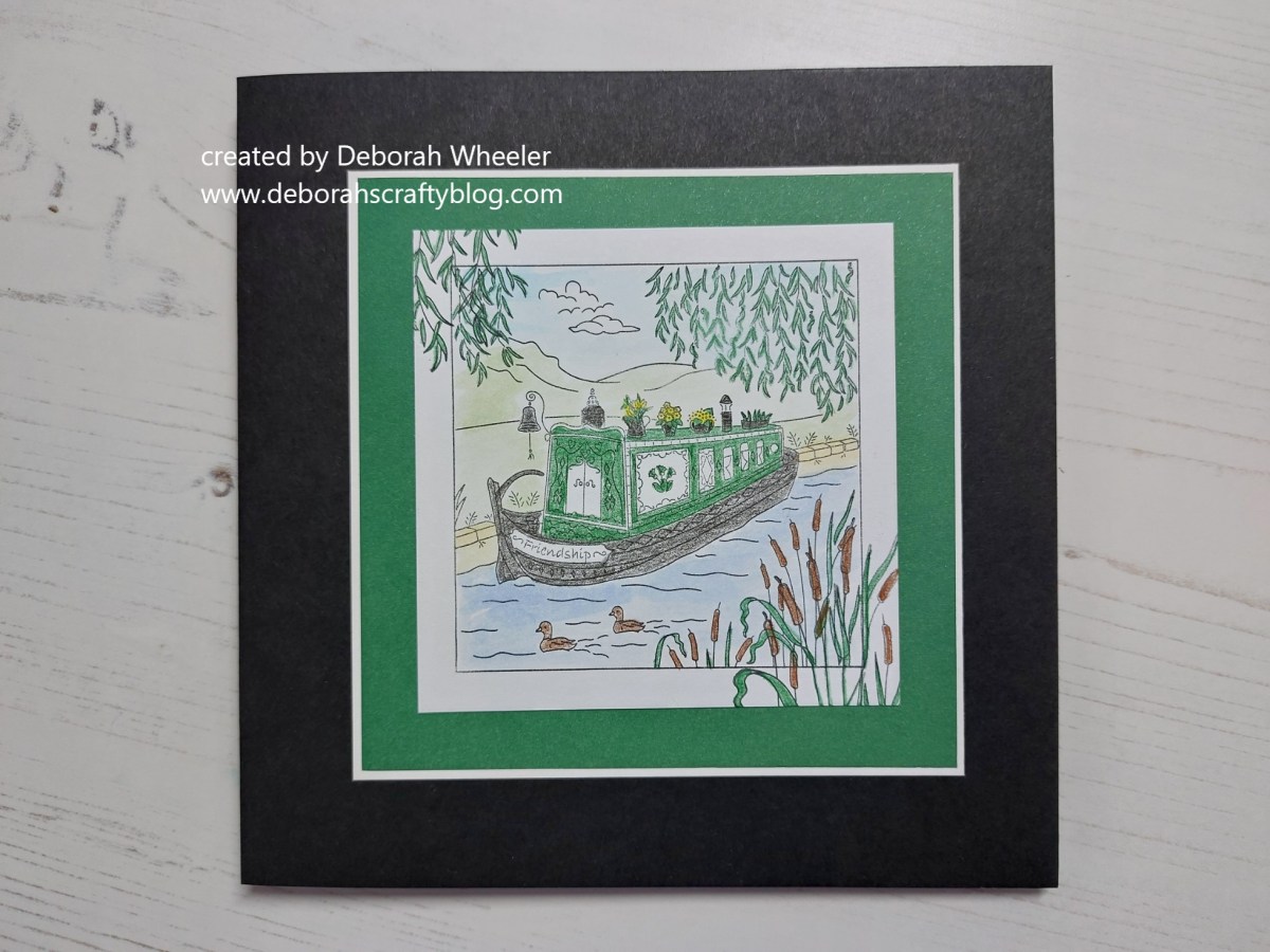 Friendship narrowboat scene – Deborah's Crafty Blog