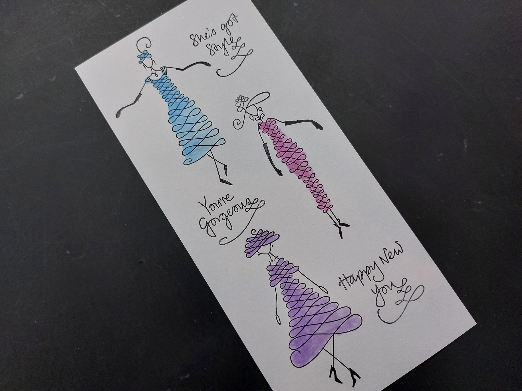 calligraphy ladies – Deborah's Crafty Blog