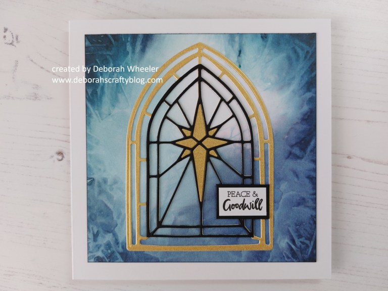 Christmas star window – Deborah's Crafty Blog
