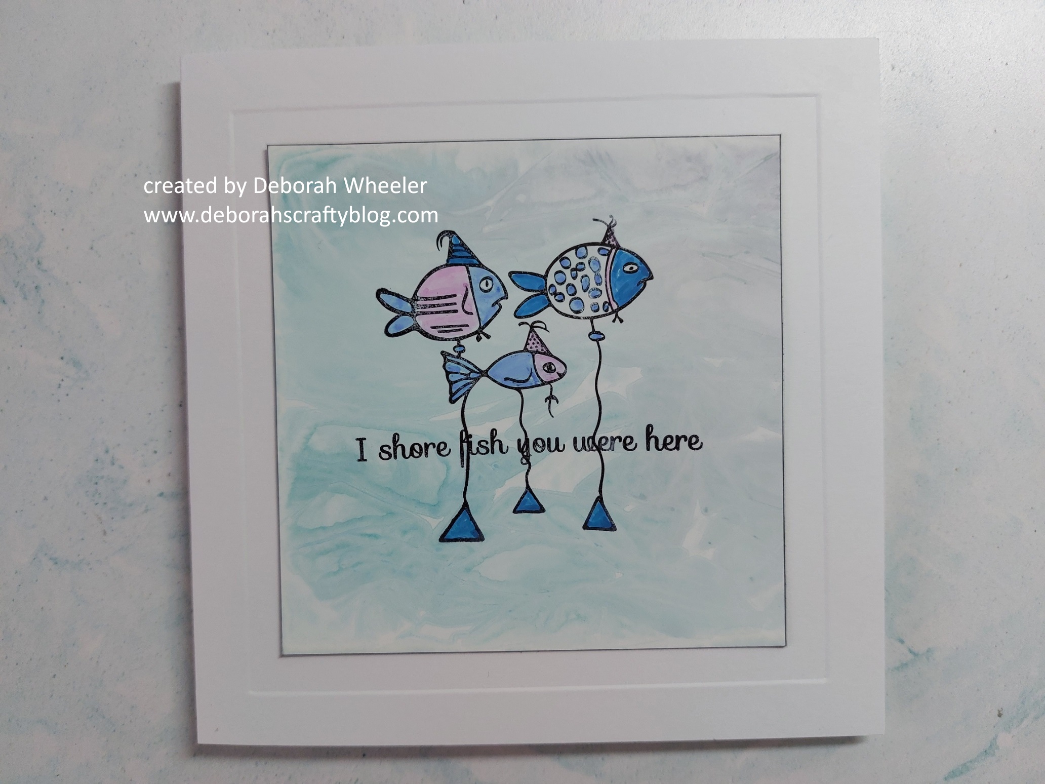 O for ocean animals at Alphabet Challenge – Deborah's Crafty Blog