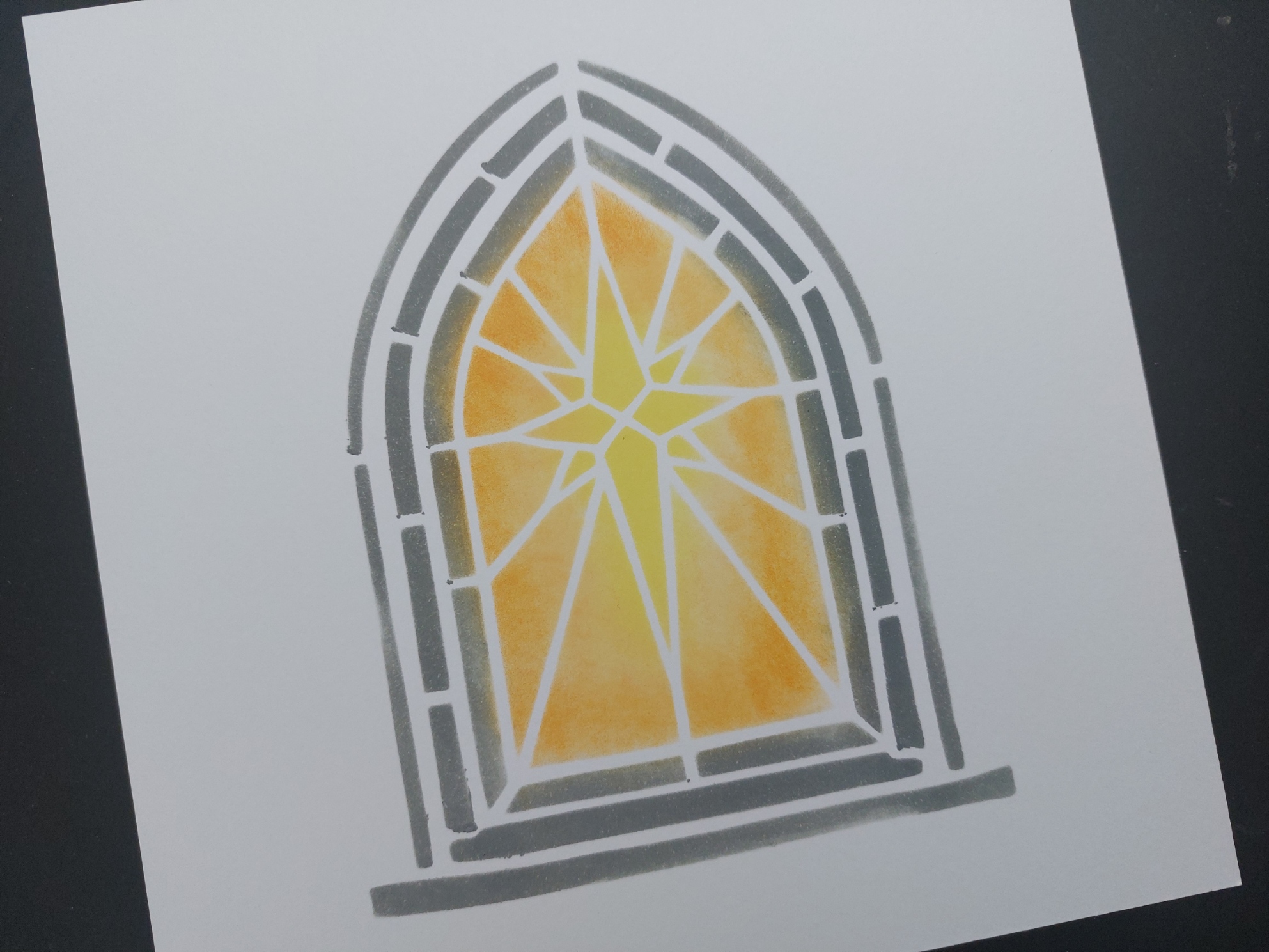 star window stencil – Deborah's Crafty Blog