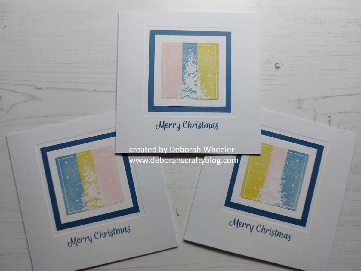 triple Christmas trees – Deborah's Crafty Blog