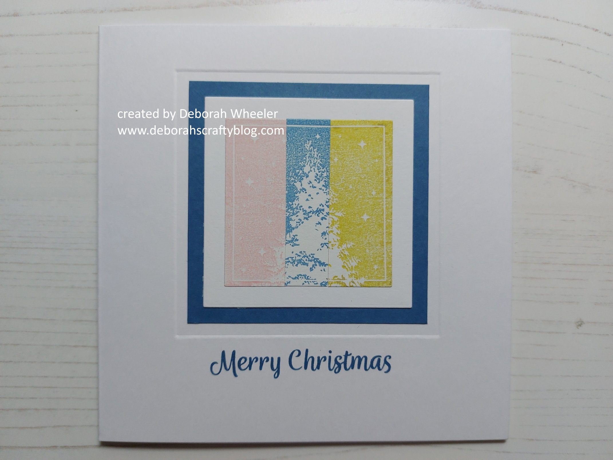 triple Christmas trees – Deborah's Crafty Blog