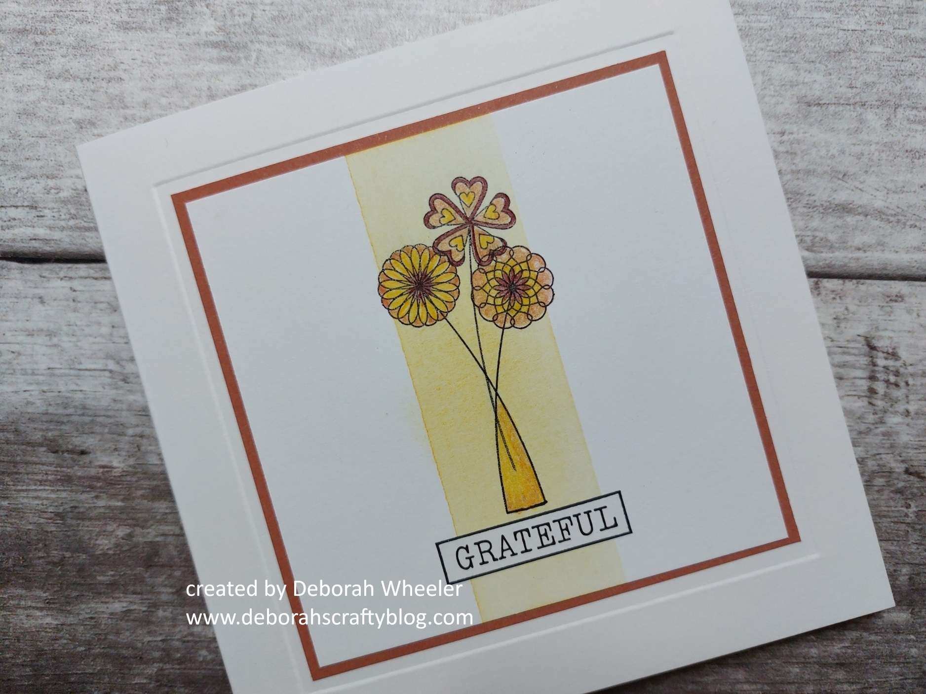 grateful flowers – Deborah's Crafty Blog