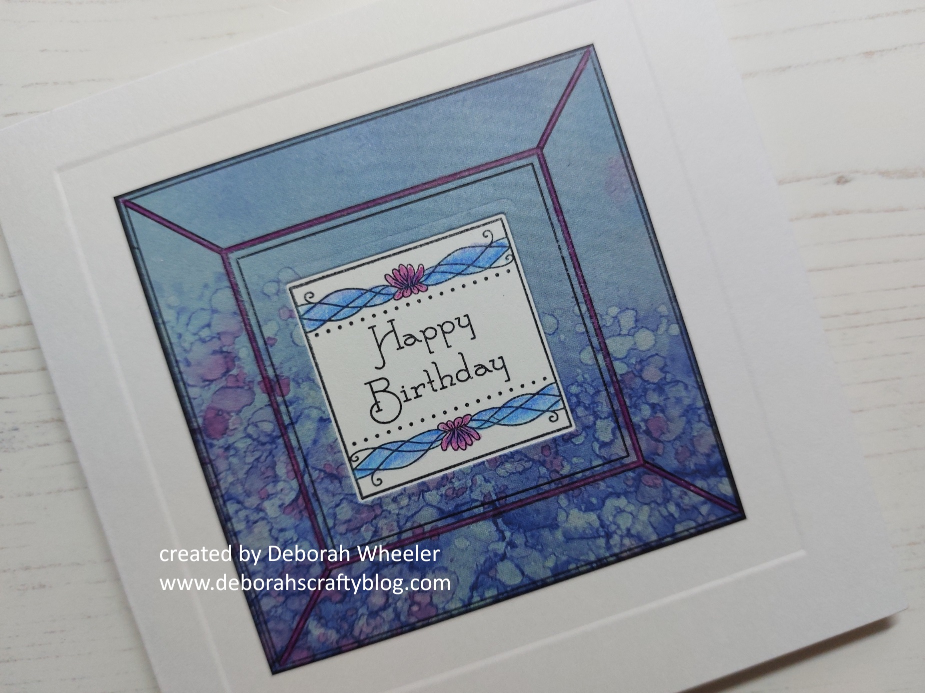 happy birthday framer – Deborah's Crafty Blog