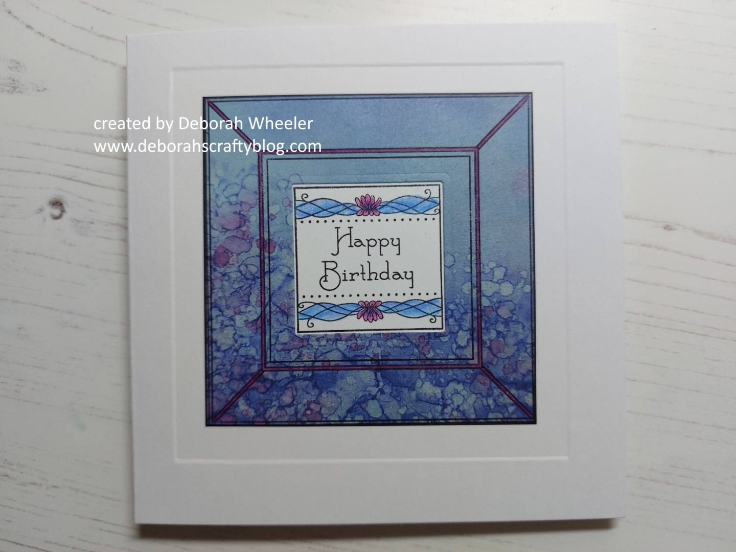 happy birthday framer – Deborah's Crafty Blog