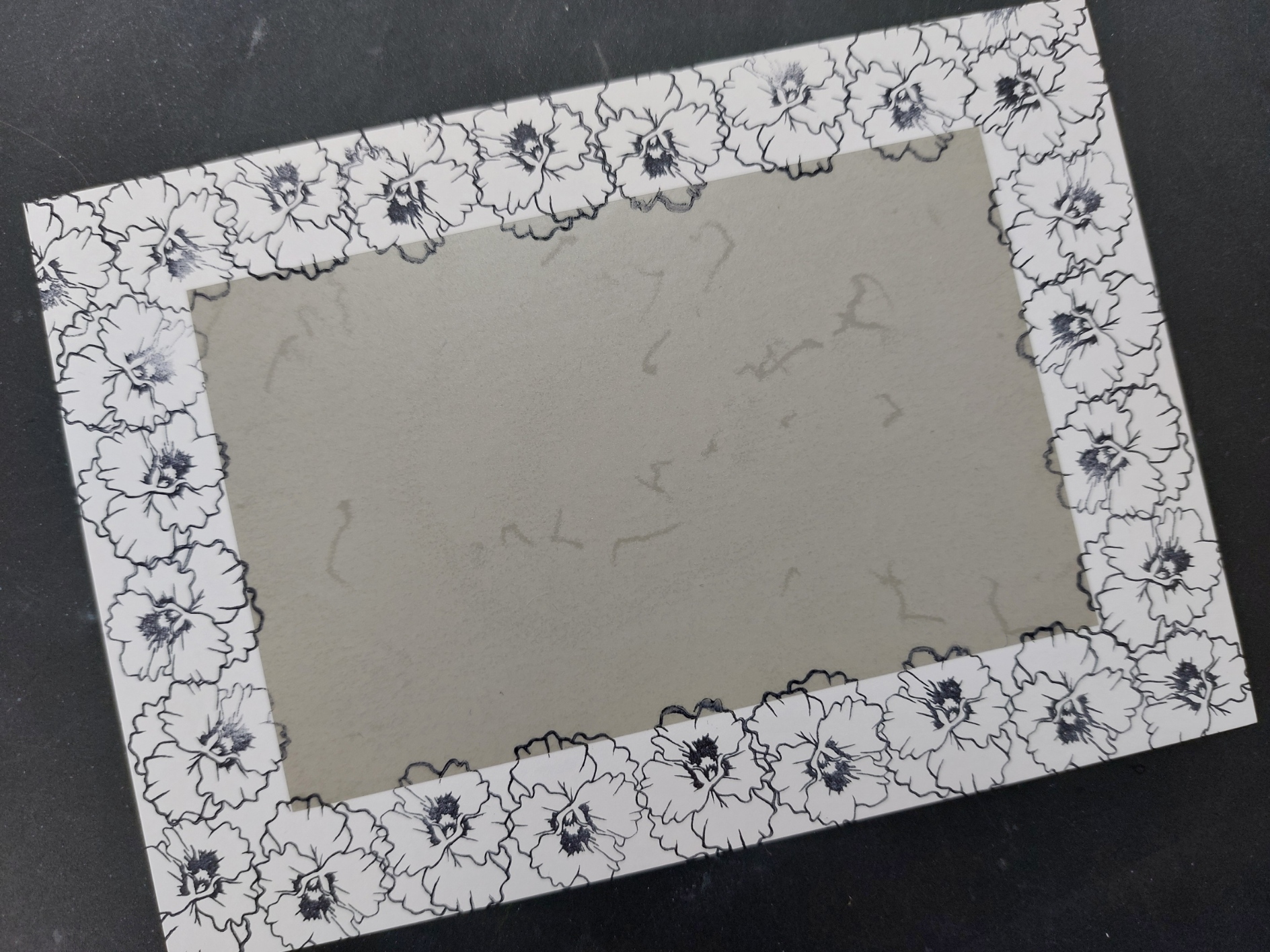 flower word framer – Deborah's Crafty Blog