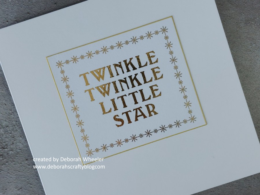 Twinkle little star for Christmas (or Not) BINGO challenge – Deborah's ...