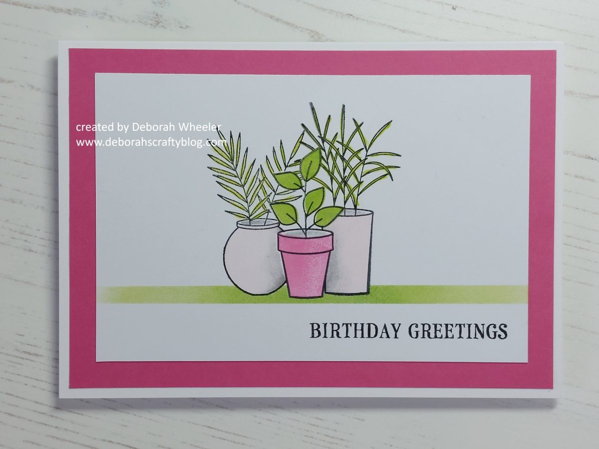 pink potted plants – Deborah's Crafty Blog