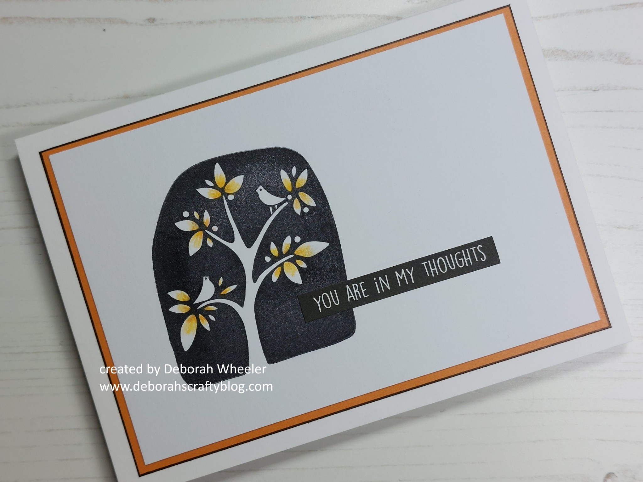 a touch of orange – Deborah's Crafty Blog