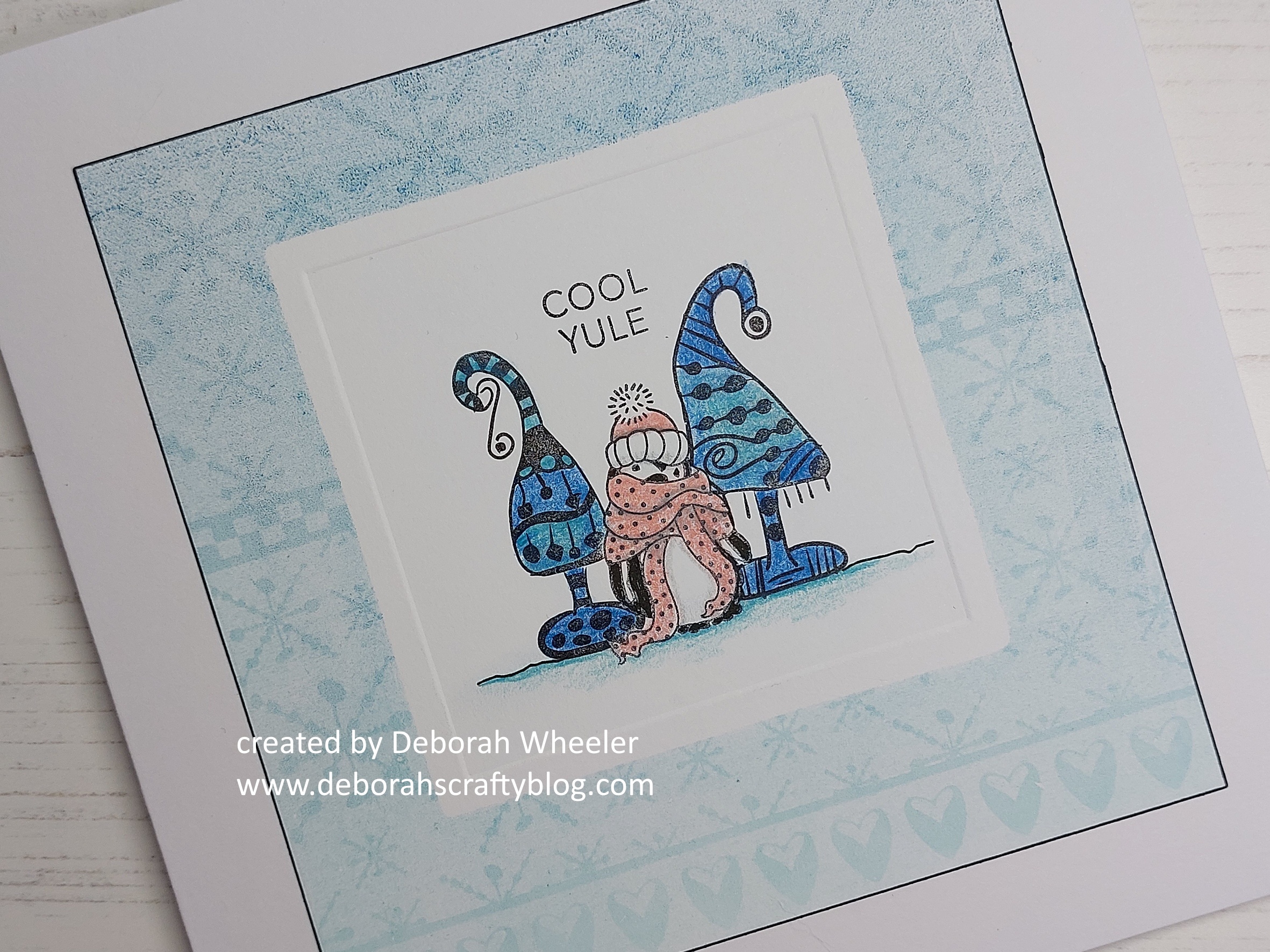 Sam’s Christmas trees – and friend! – Deborah's Crafty Blog