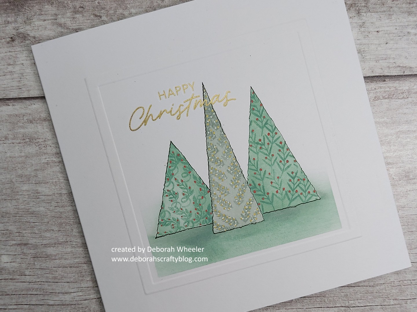 triangle trees – Deborah's Crafty Blog