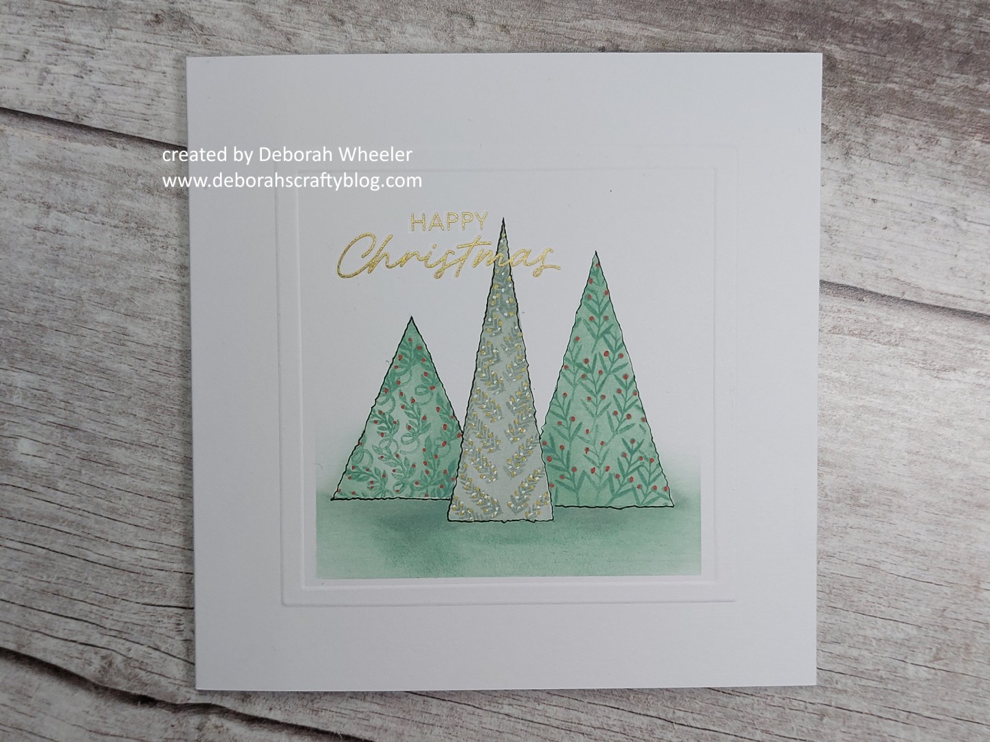 triangle trees – Deborah's Crafty Blog
