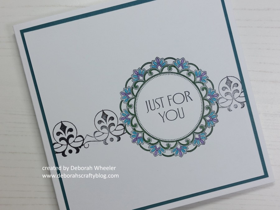 Art Deco circle frame – Deborah's Crafty Blog