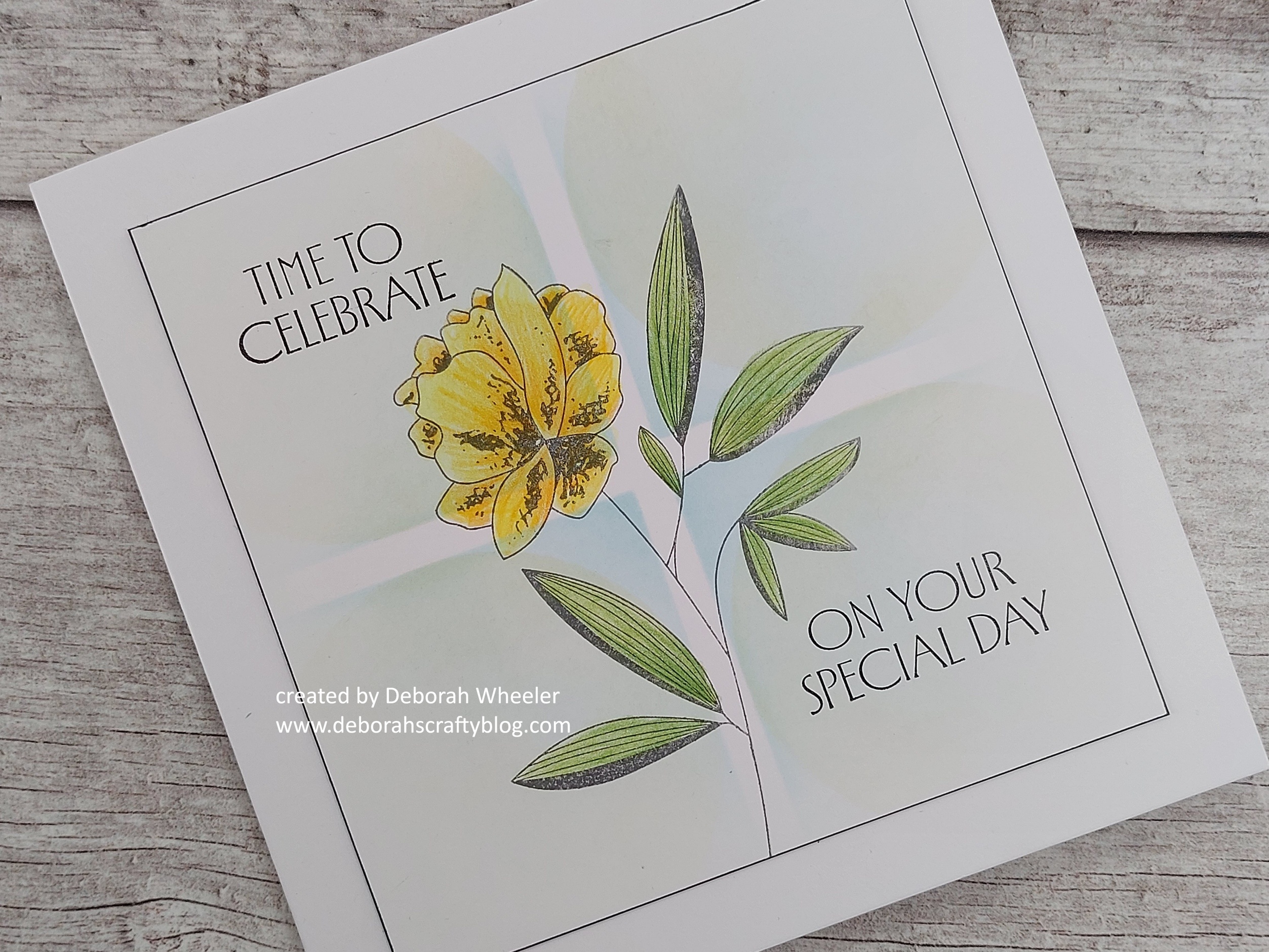 Big bloom celebration – Deborah's Crafty Blog