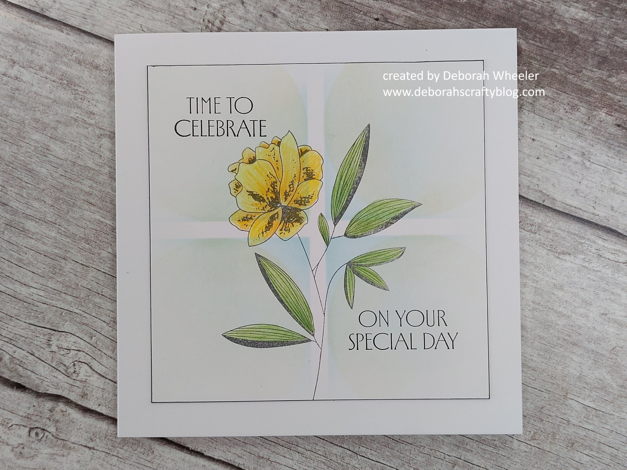 Big bloom celebration – Deborah's Crafty Blog