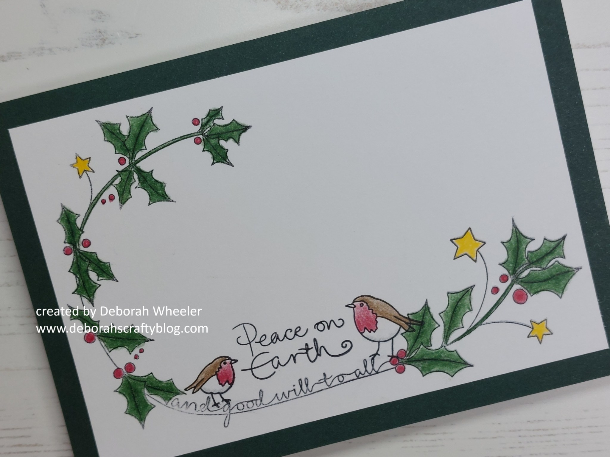 Holly Framer stamps – Deborah's Crafty Blog