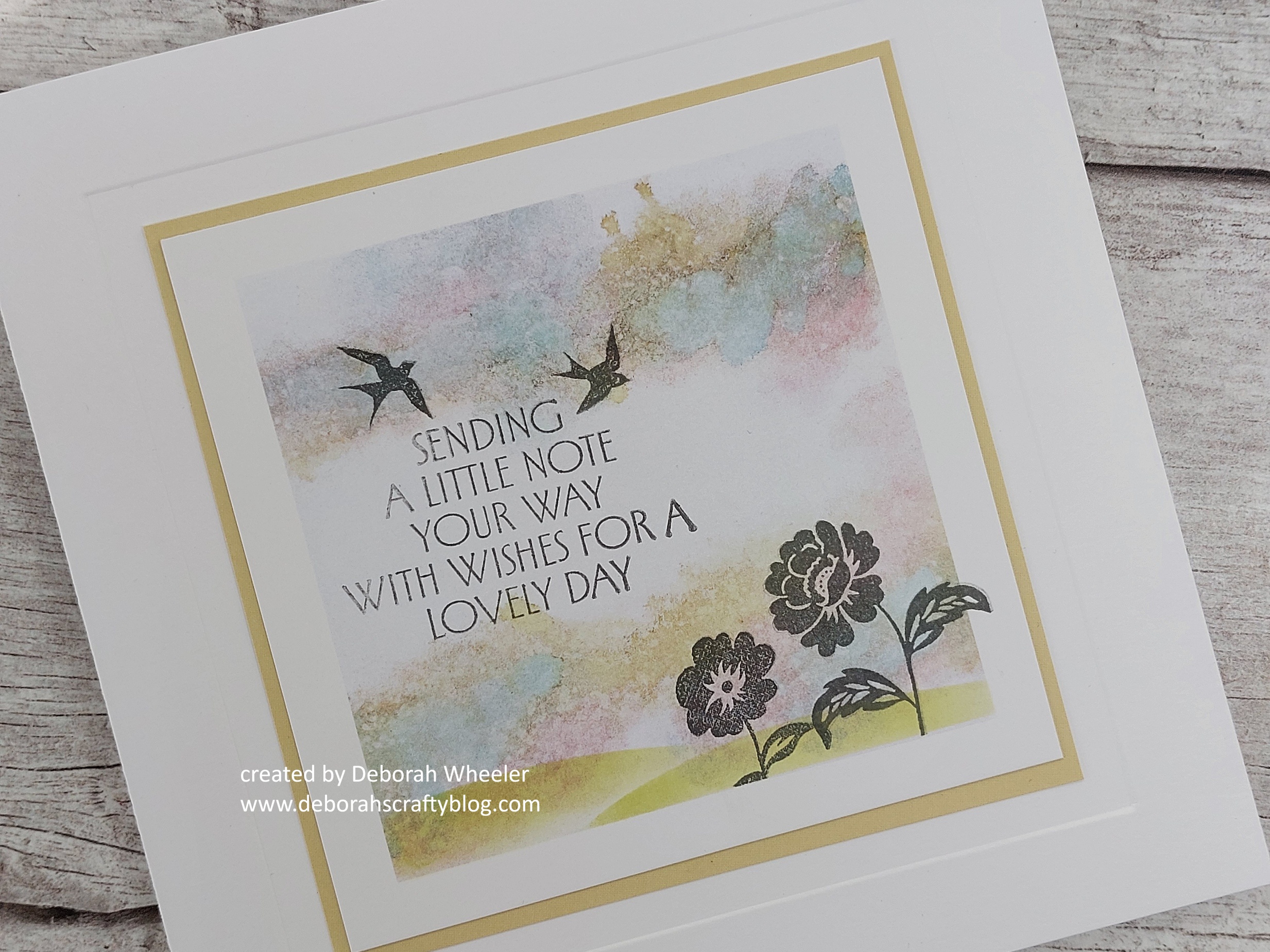 Wishes for a lovely day – Deborah's Crafty Blog