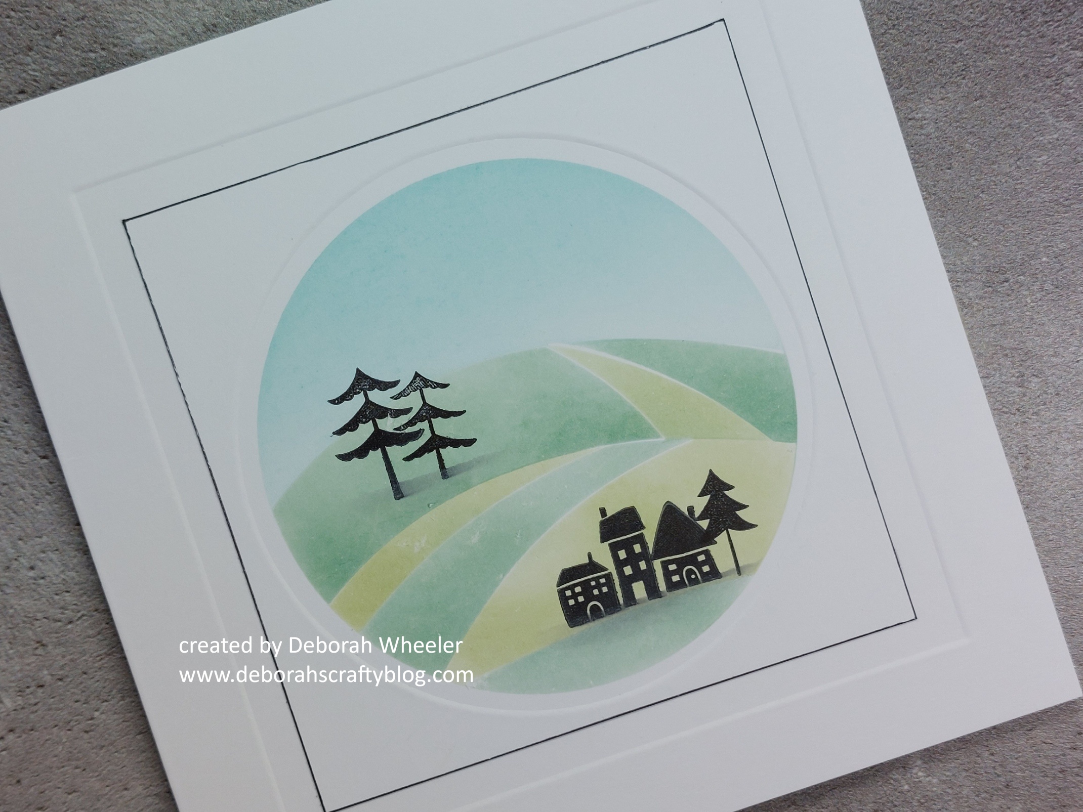Landscape colours at CAS Colours & Sketches #578 – Deborah's Crafty Blog
