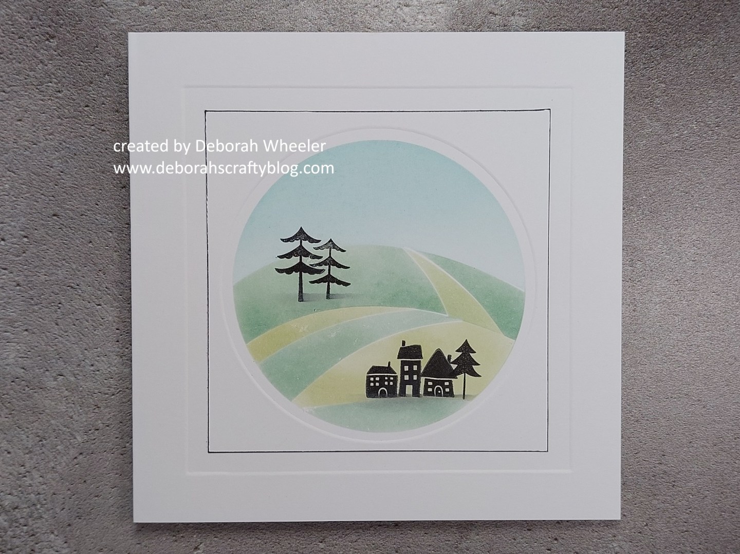 Landscape colours at CAS Colours & Sketches #578 – Deborah's Crafty Blog